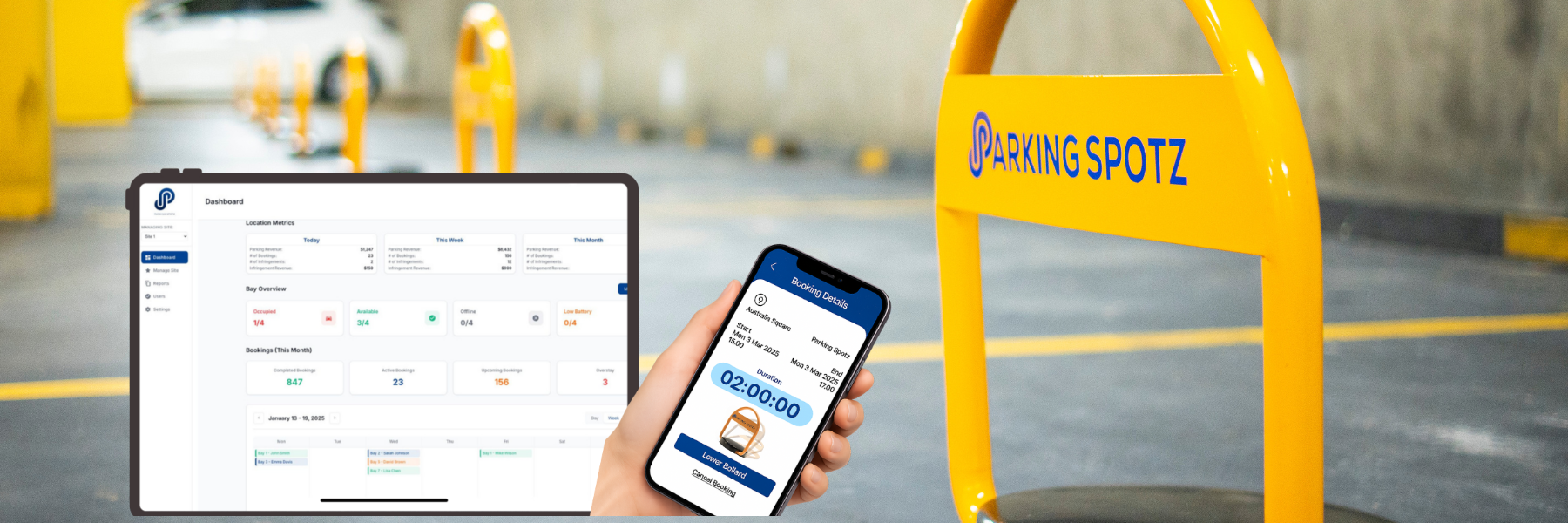 Smart Parking Systems & Parking Bollards: Improving Building Performance in Australia